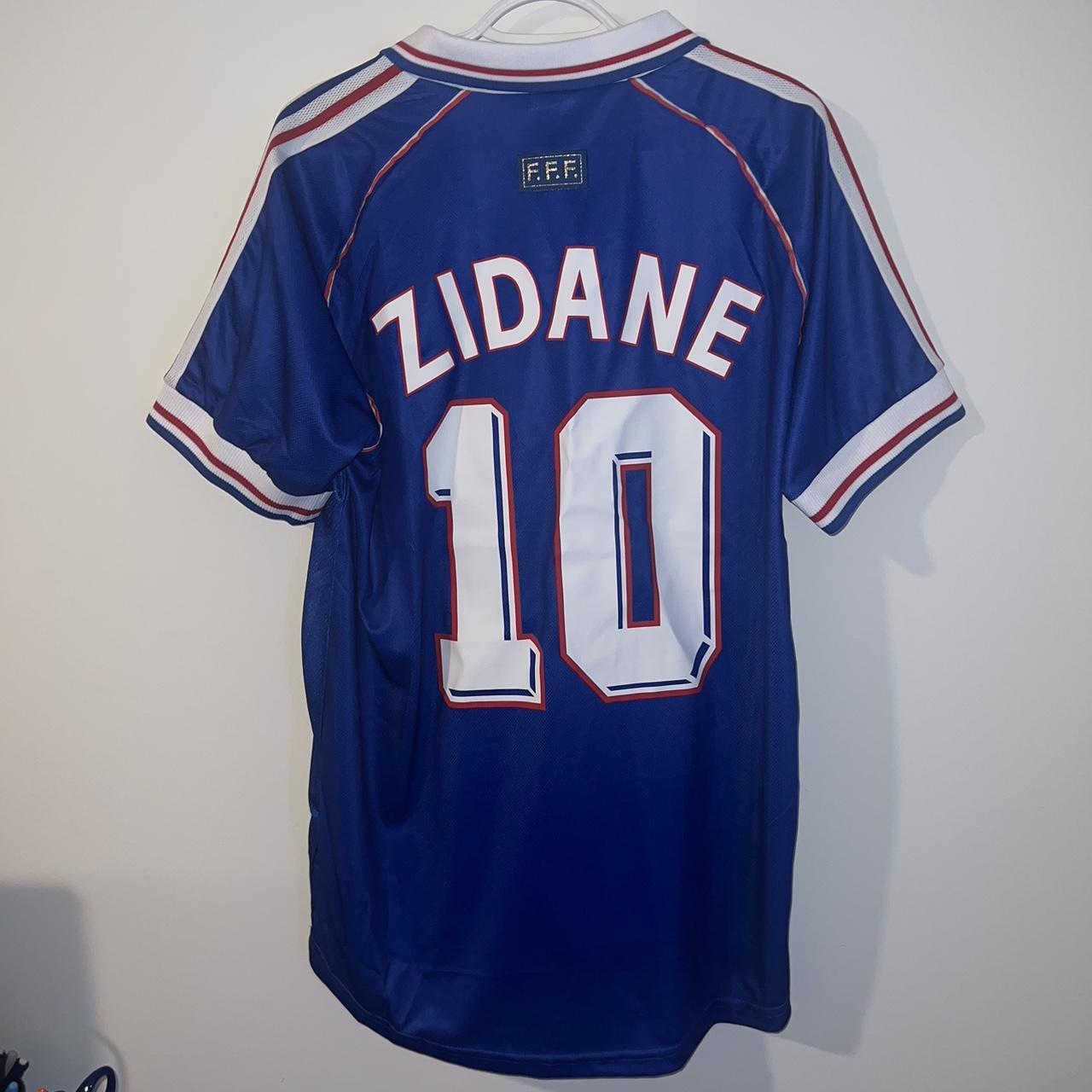 1998 France Home Kit #10 Zidane Size Large Will ship... - Depop