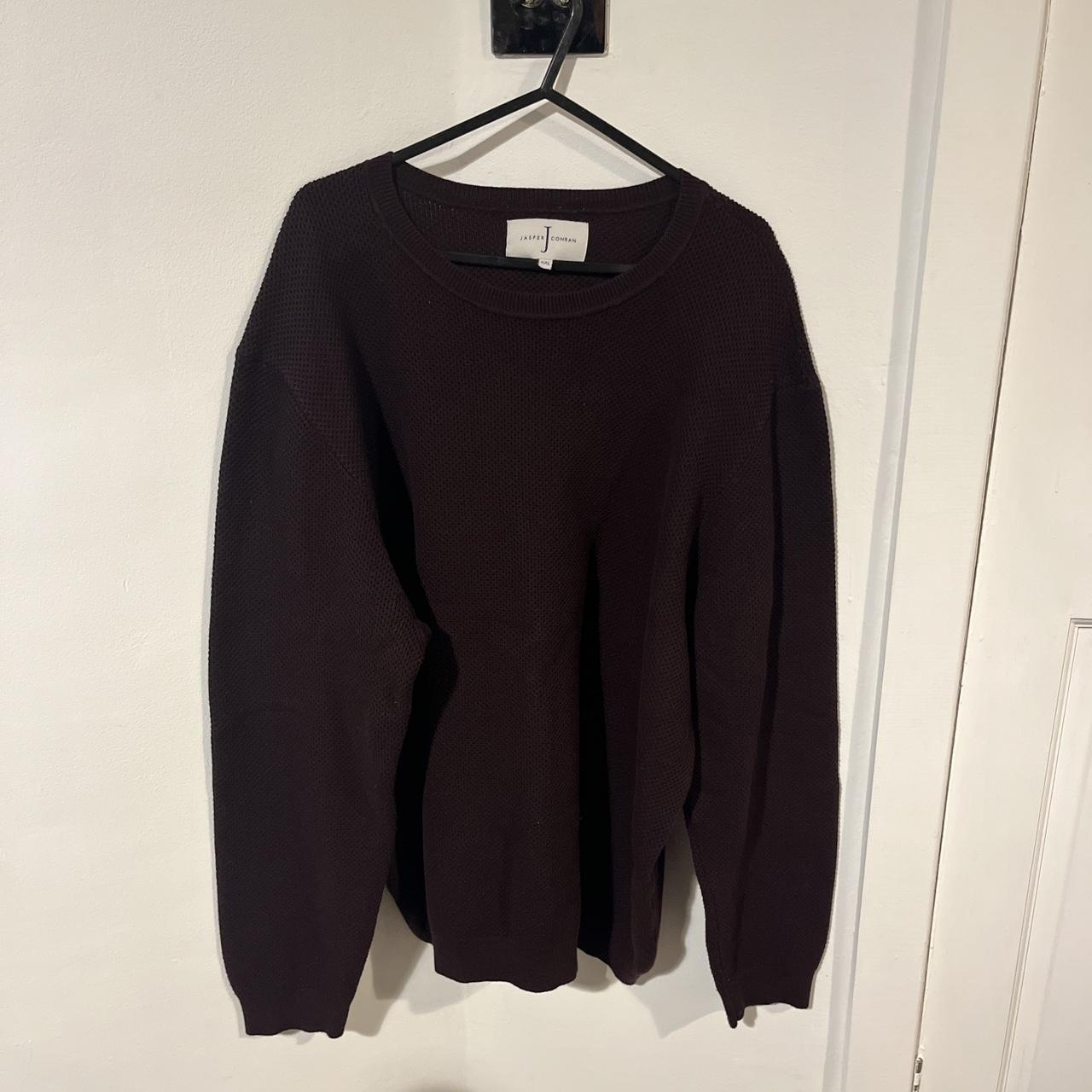 Mens Jasper Conran Jumper Sweater Pull Over Red... - Depop