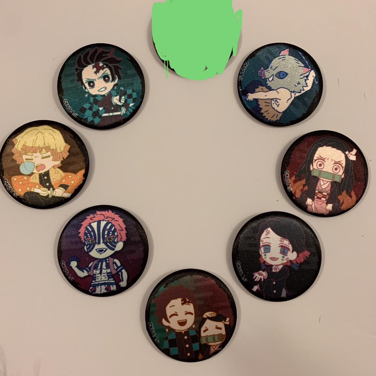 Demon Slayer Can Badge Set Mugen Train Brand new... | Depop