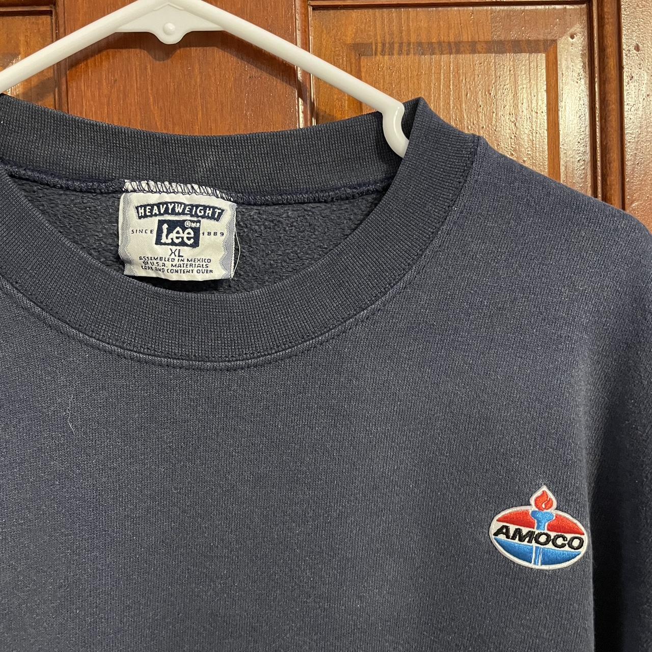 Vintage Heavyweight Lee Amoco Gas station... - Depop