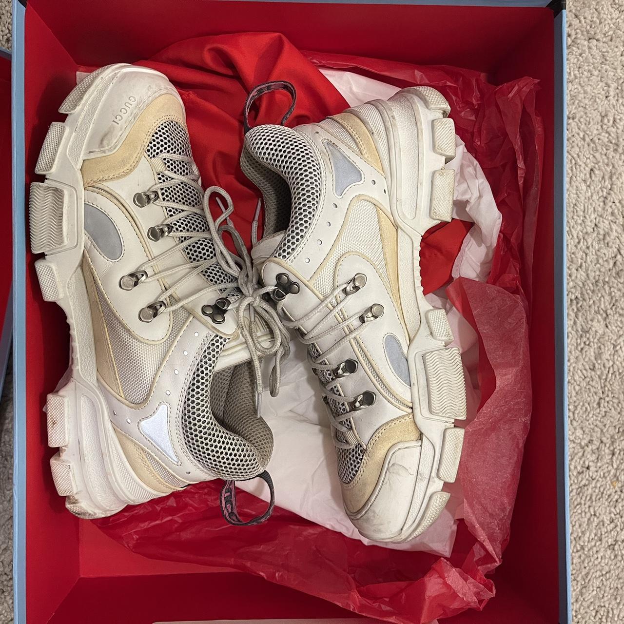 Iconic Gucci track shoes, a true staple piece for... - Depop