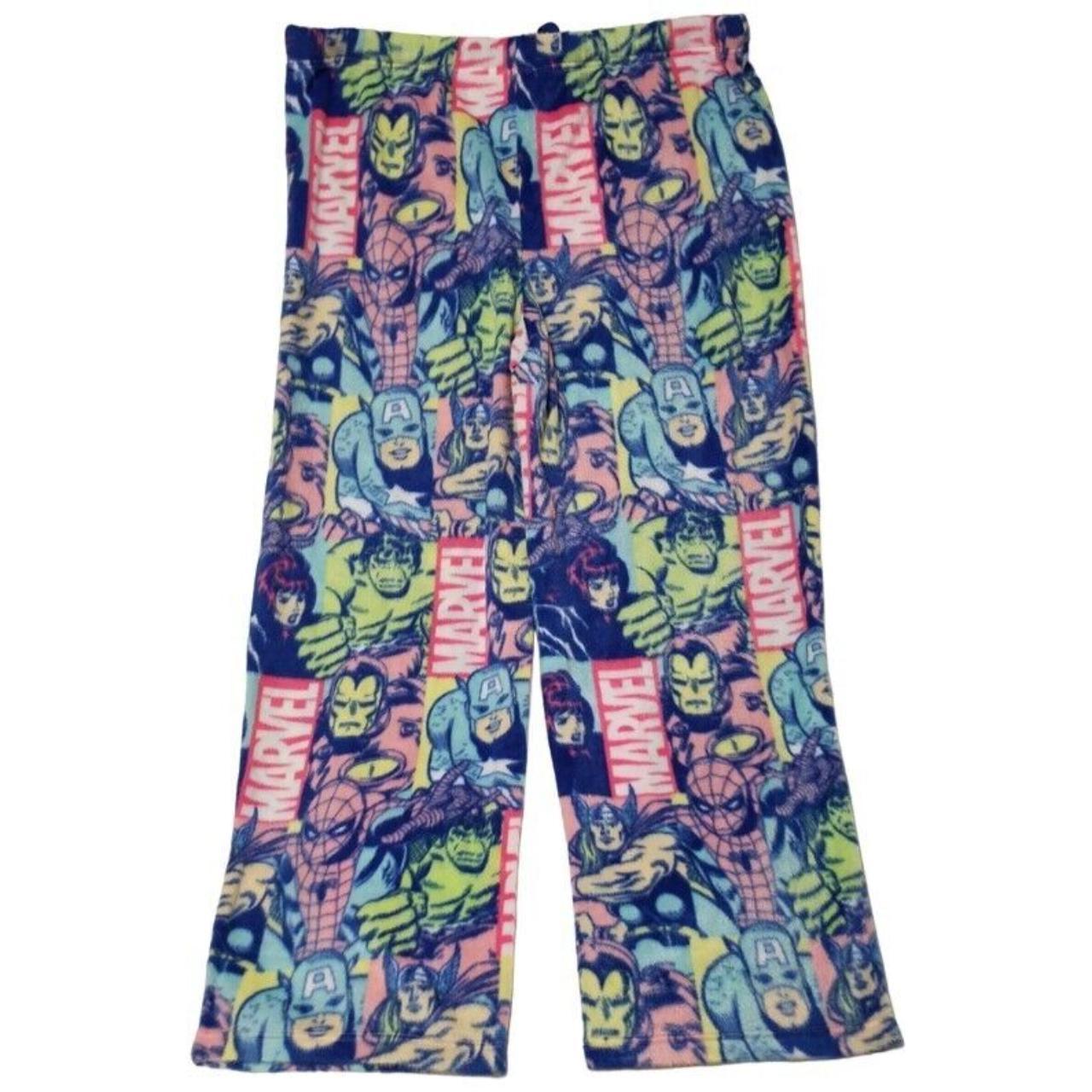 Marvel Avengers Soft Plush Tie Waist Minky... - Depop