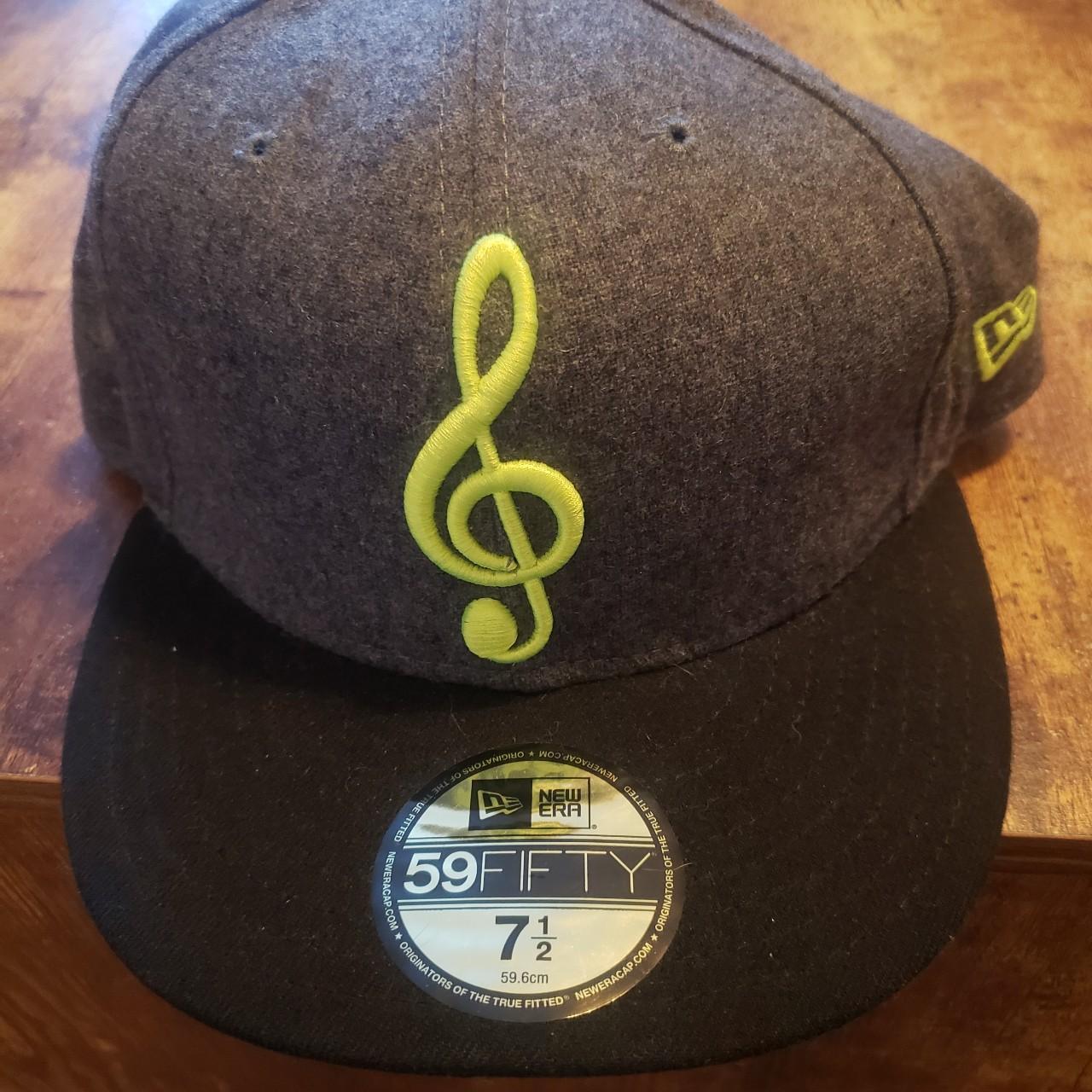 New Era 59fifty Treble Clef hat Size 7 1/2. Crown... | Depop