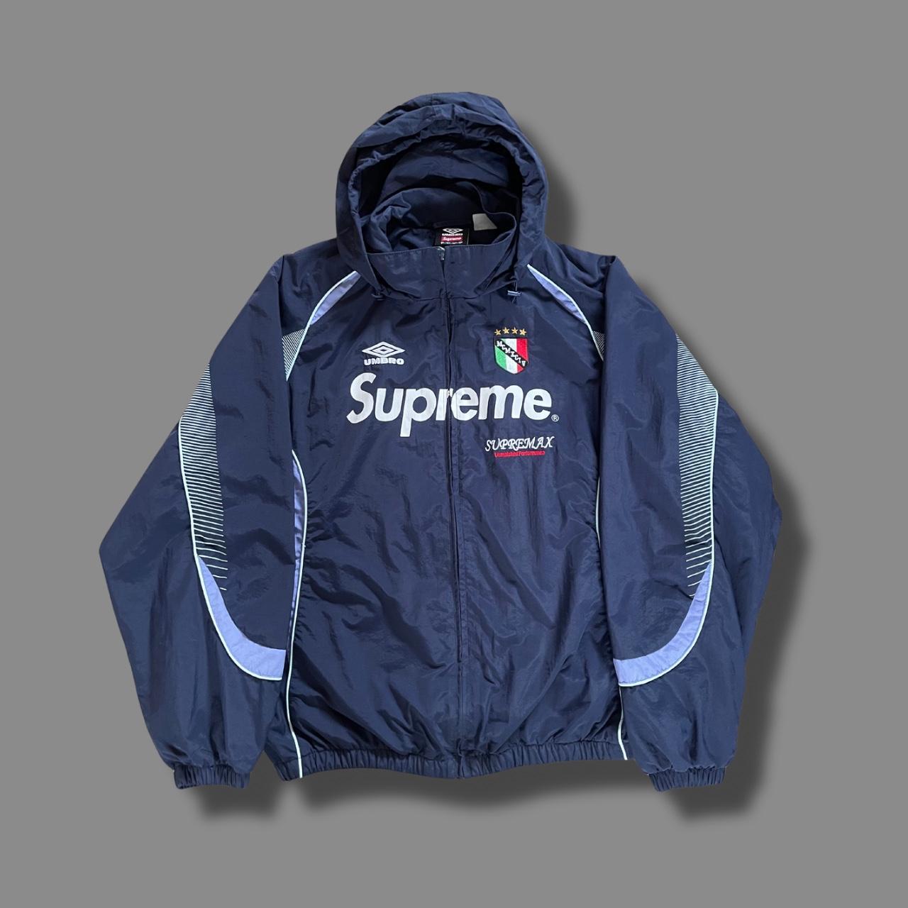 Supreme Umbro Track Jacket 2022 Navy / Lavender... - Depop