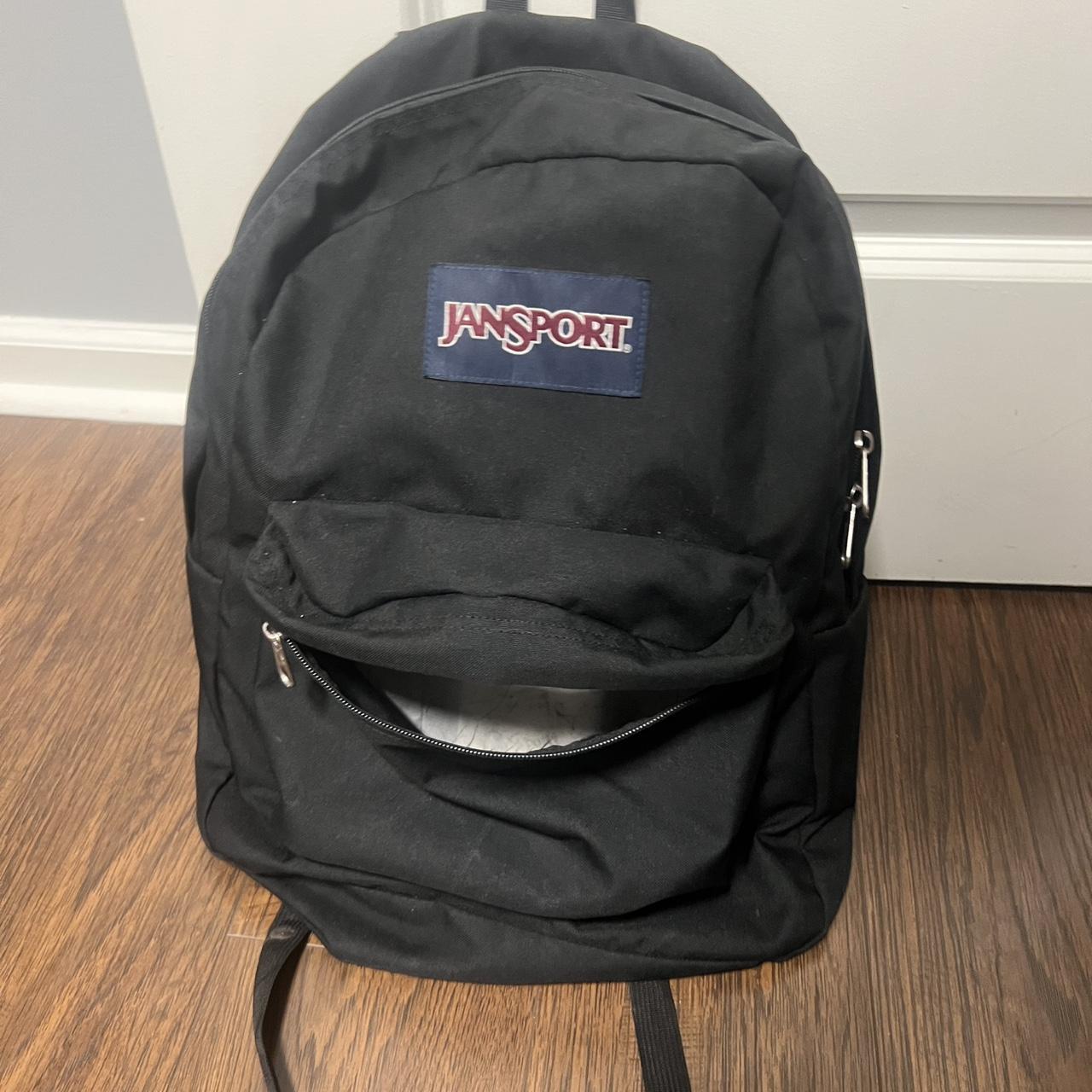 black Jansport backpack new condition | Depop