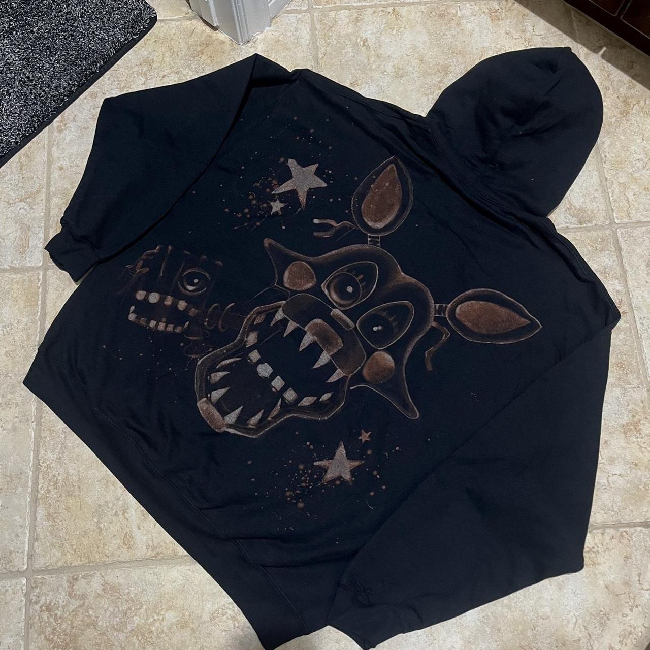 Five nights at freddy’s custom hoodie mangel... - Depop