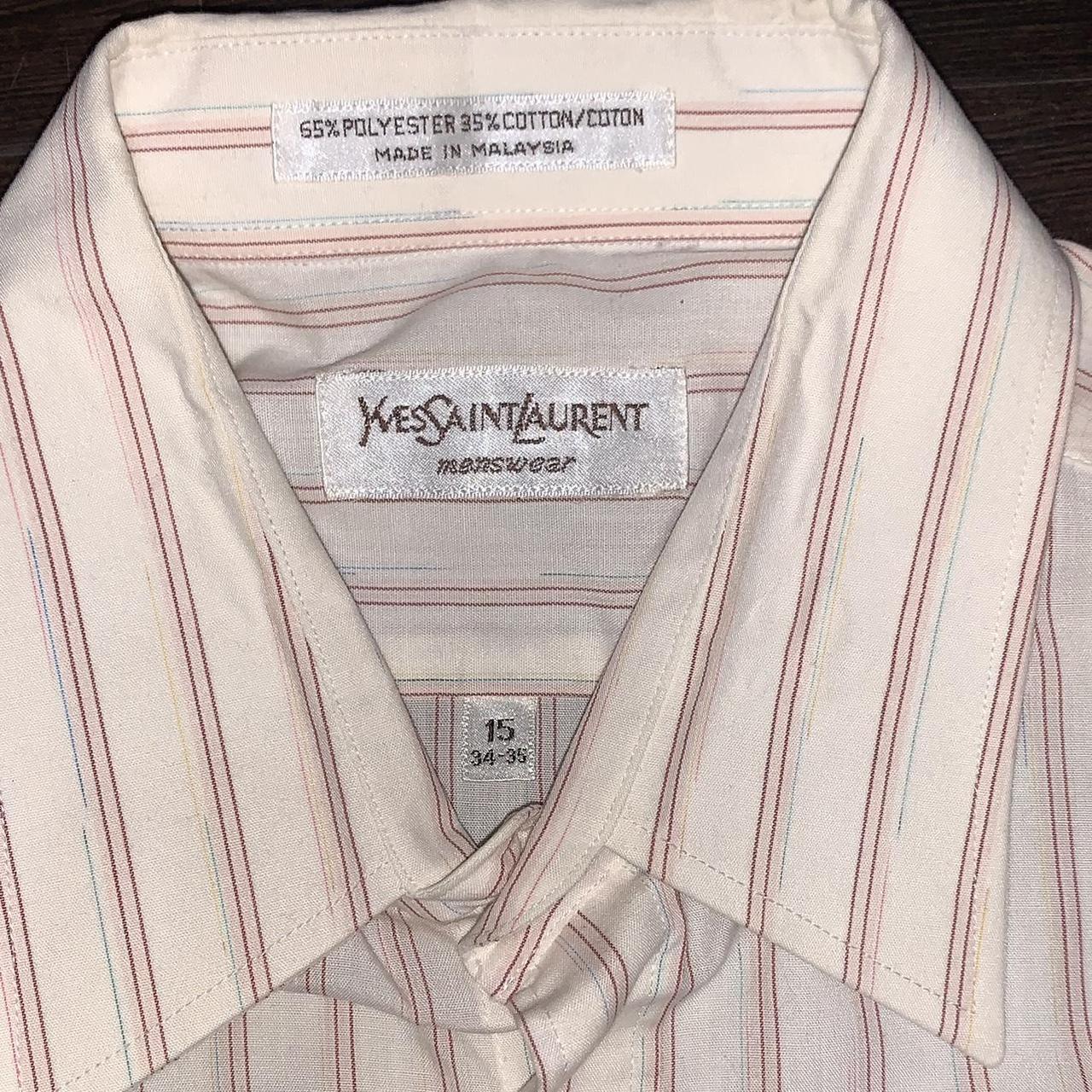 DM Before purchasing YSL Button up - Size M -... - Depop