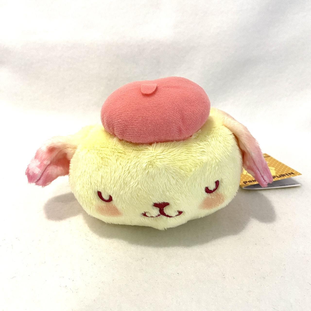 Pompompurin Sakura Sleeping Plush Condition is New... - Depop