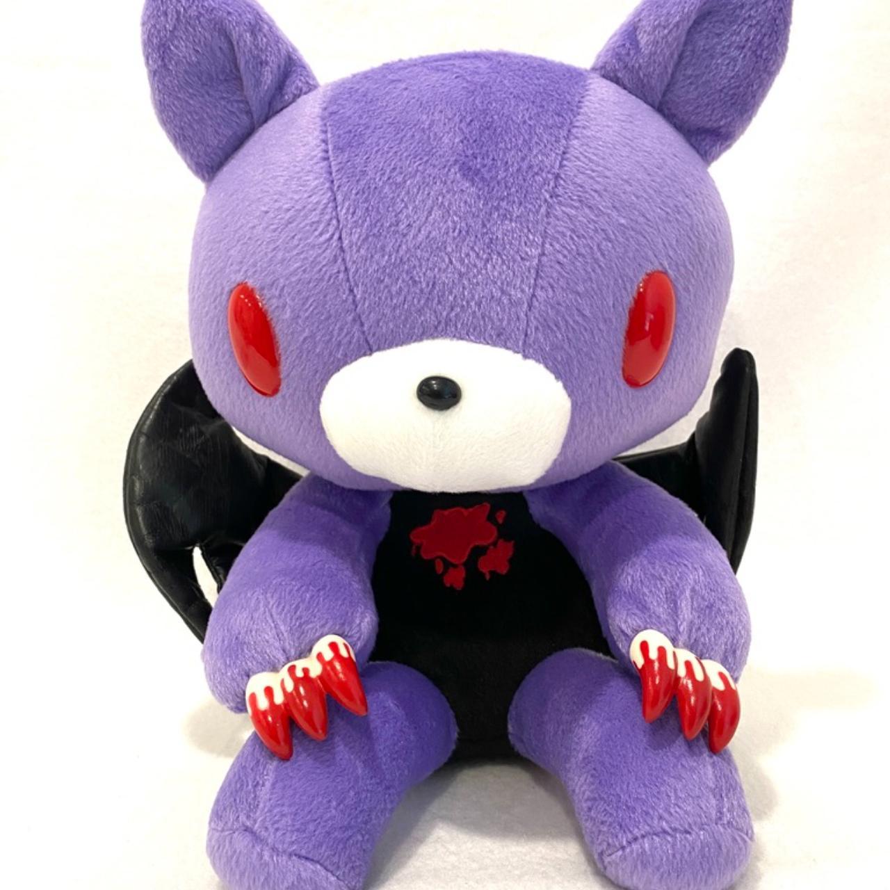 RARE Chax Gloomy Bear Vampire Bat Purple Condition... | Depop
