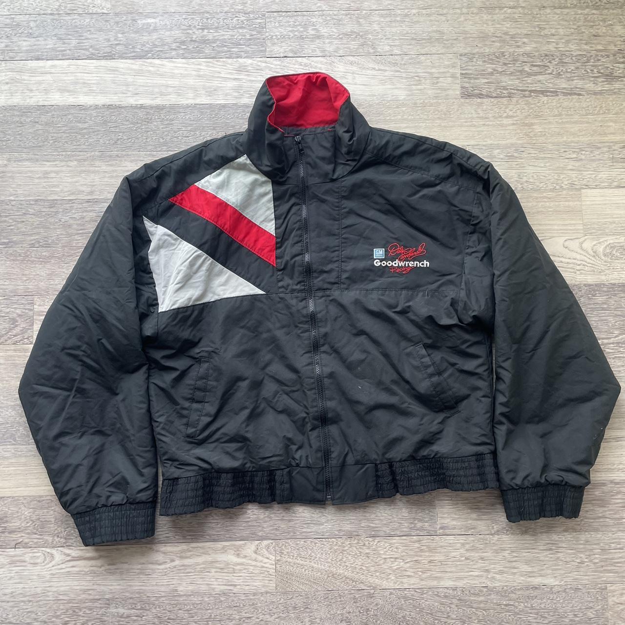 Winston Men's Black and Red Jacket | Depop