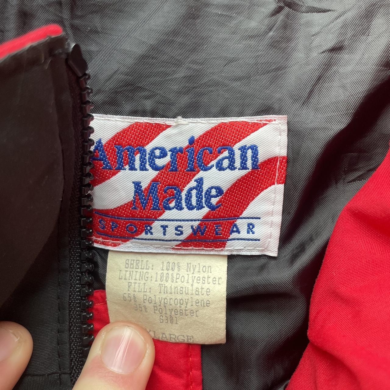 Winston Men's Black and Red Jacket | Depop