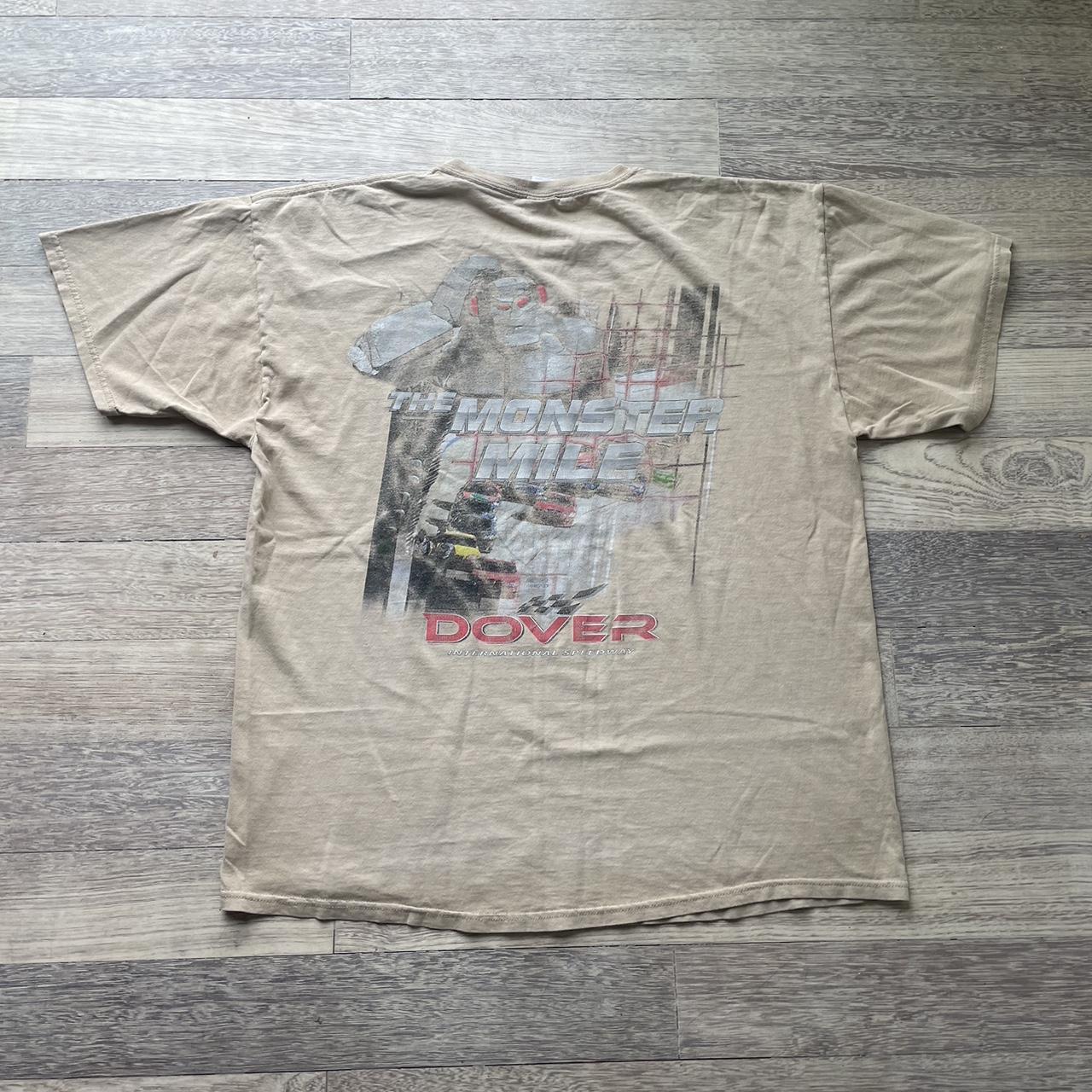 Vintage y2k double sided faded racing t shirt. Comes... - Depop