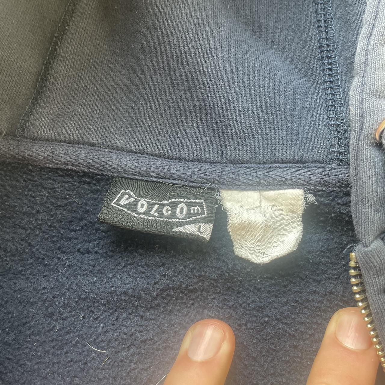 Vintage 90s/y2k Volcom zip up surf hoodie. Super... - Depop