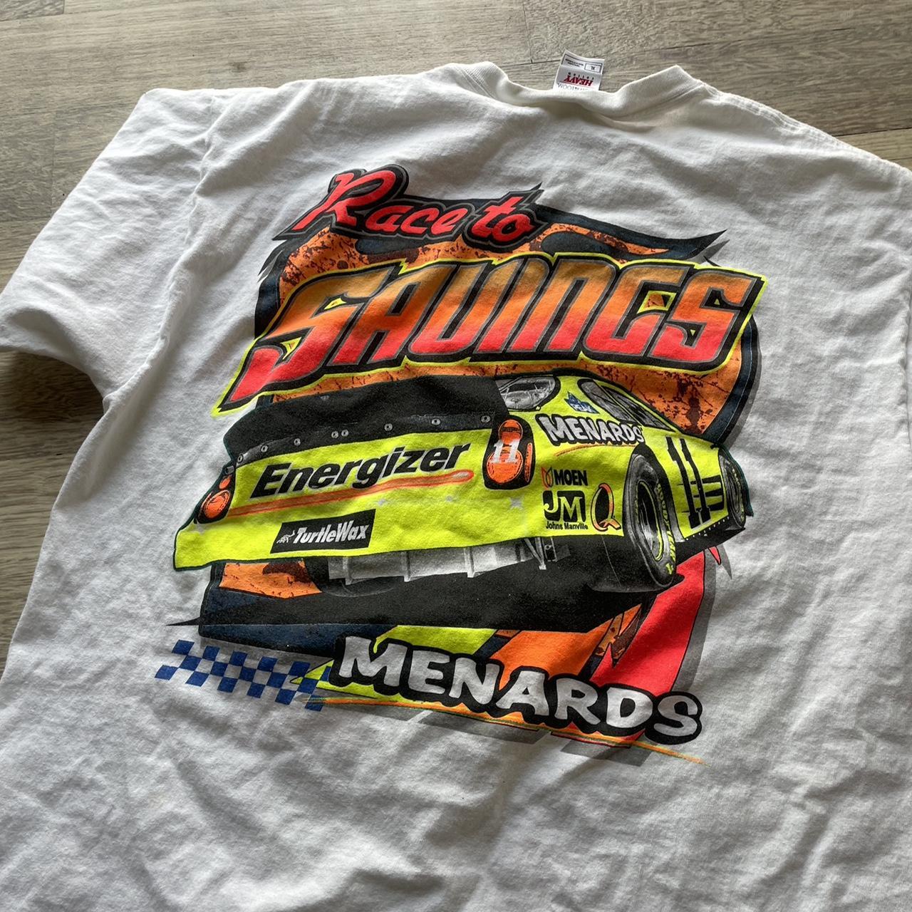Vintage double sided y2k racing t shirt. Comes as... - Depop