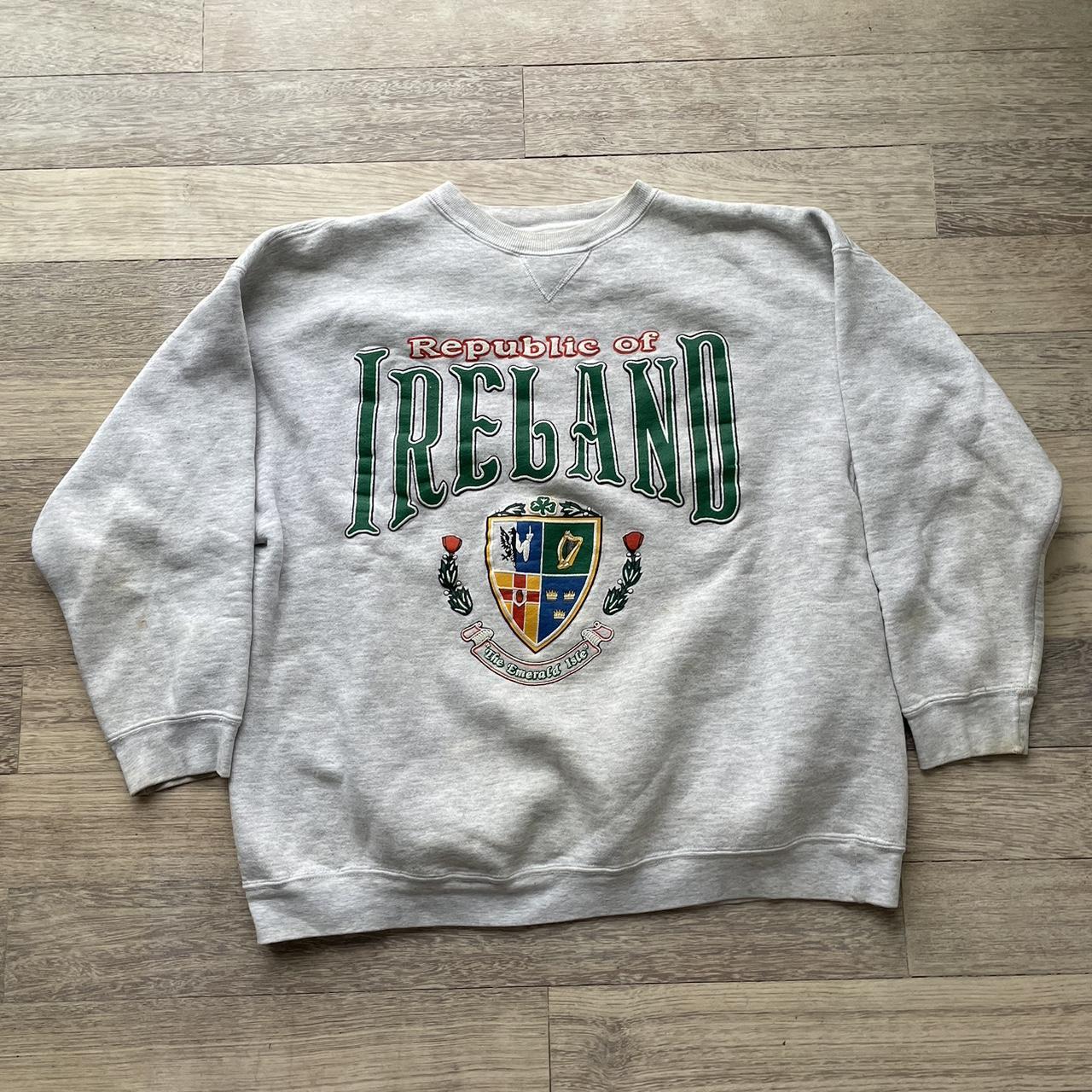 Vintage 90s Ireland crew neck. Sick design, and... - Depop