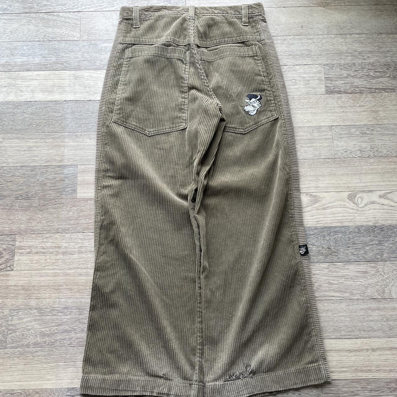 Vintage 90s JNCO corduroy tan Zebra. Super rare pair... - Depop