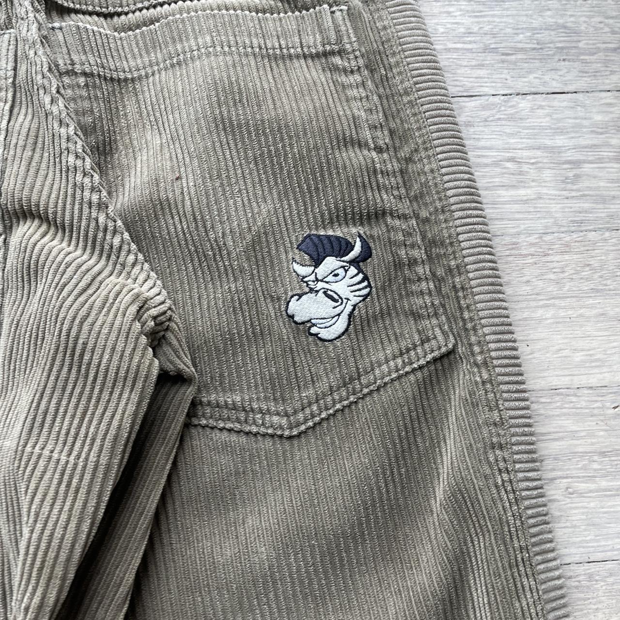 Vintage 90s JNCO corduroy tan Zebra. Super rare pair... - Depop