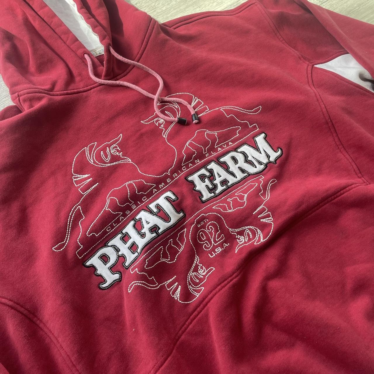 Vintage 00s y2k Phat Farm hoodie. Super sick design,... - Depop