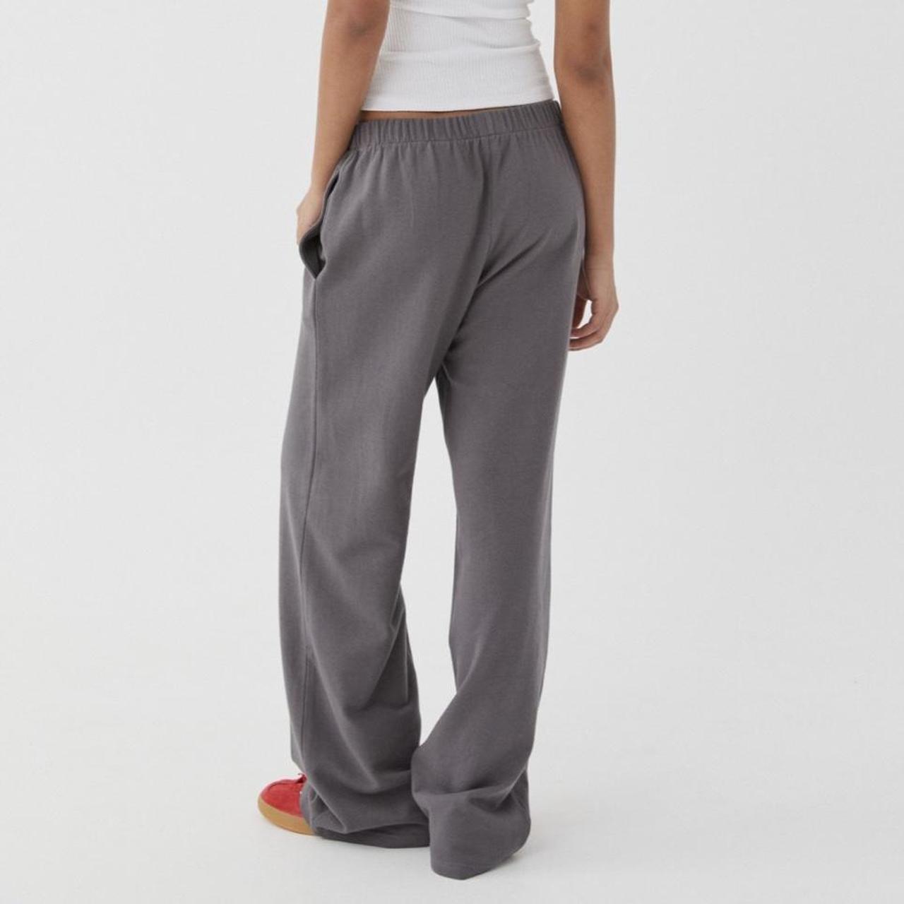 supre wide leg/ flared trackies originally $40 worn... - Depop