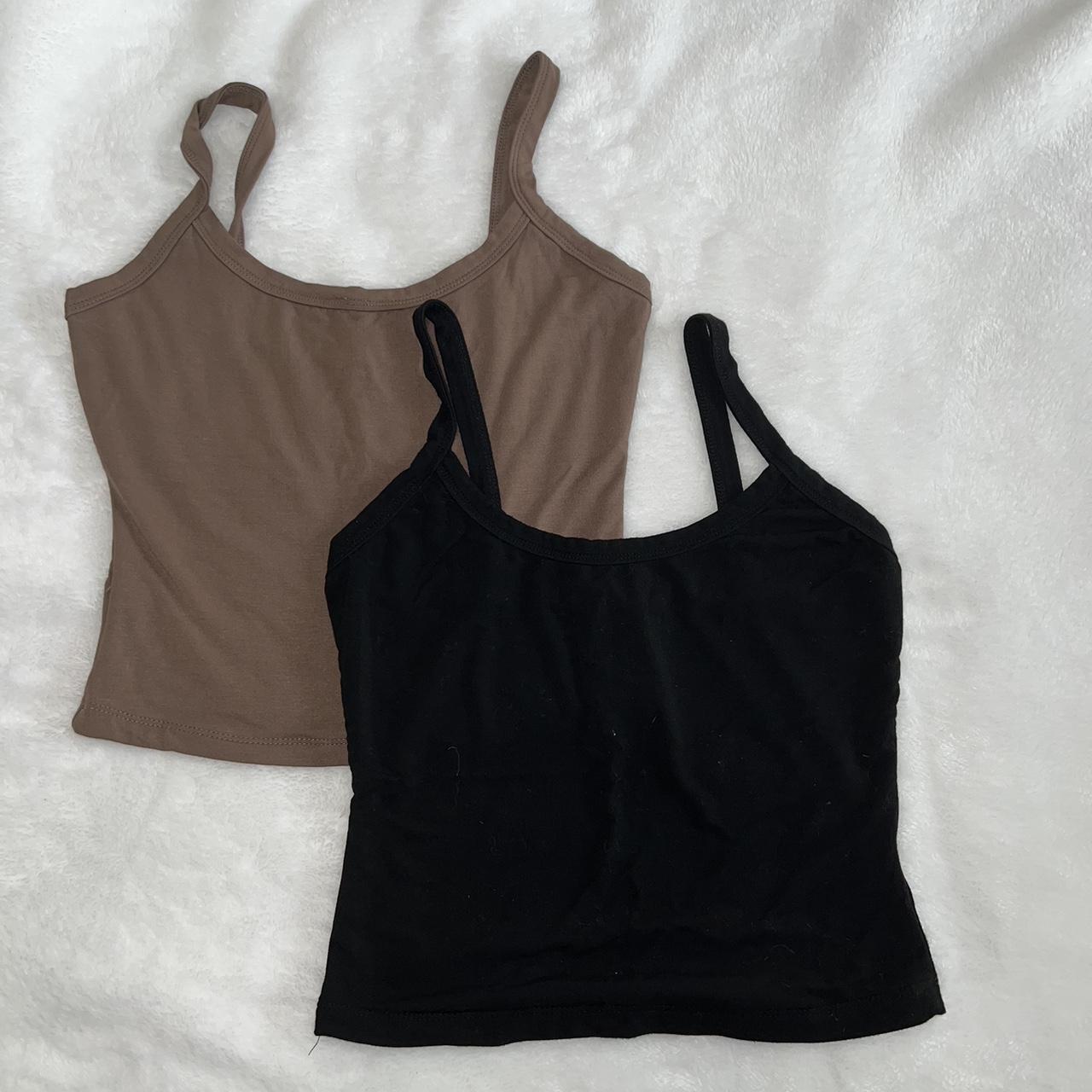 Brand new without tags, set of white fox tank top... - Depop