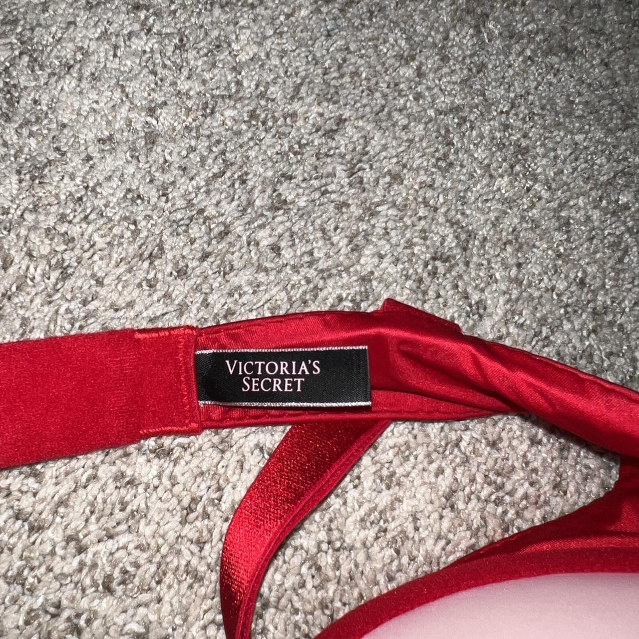 Victoria’s Secret shine strap bra Holiday red... - Depop