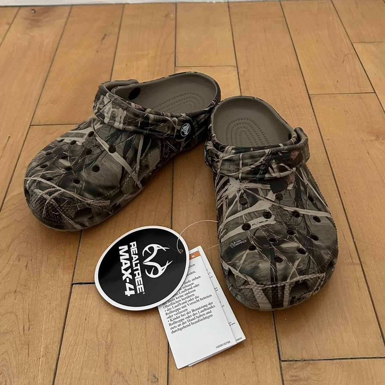 Classic Real Tree Crocs NEVER WORN size: 6 US... - Depop