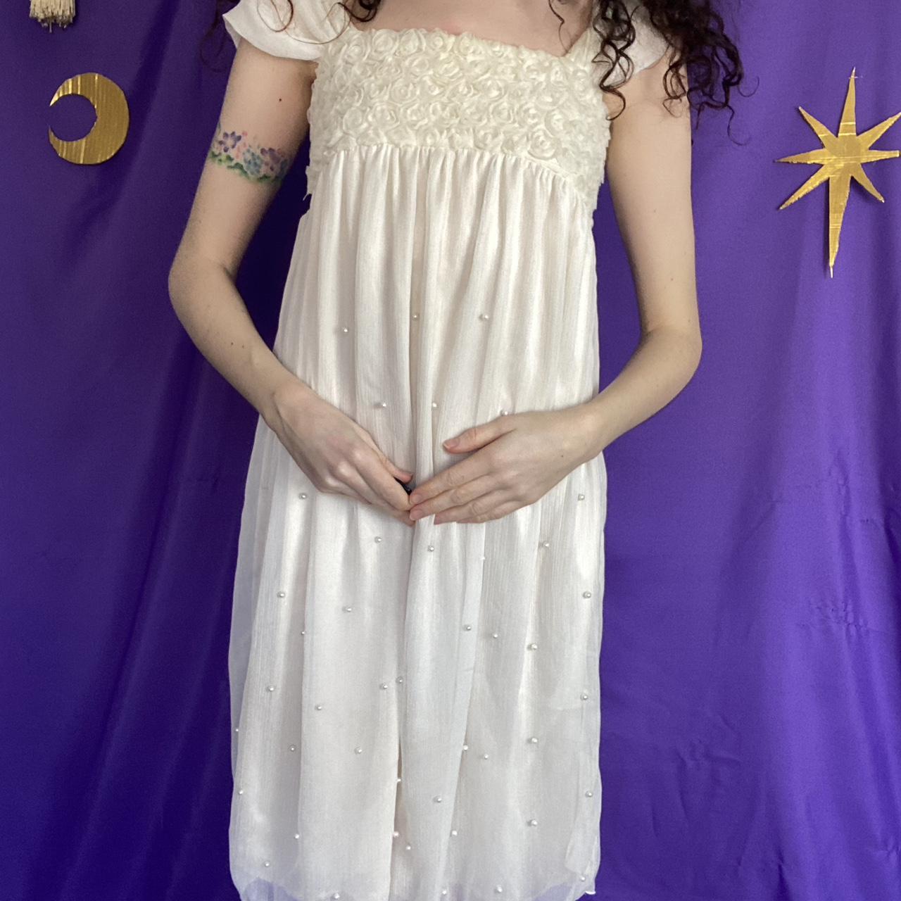 Gorgeous fairy core princess cottagecore dress in... - Depop