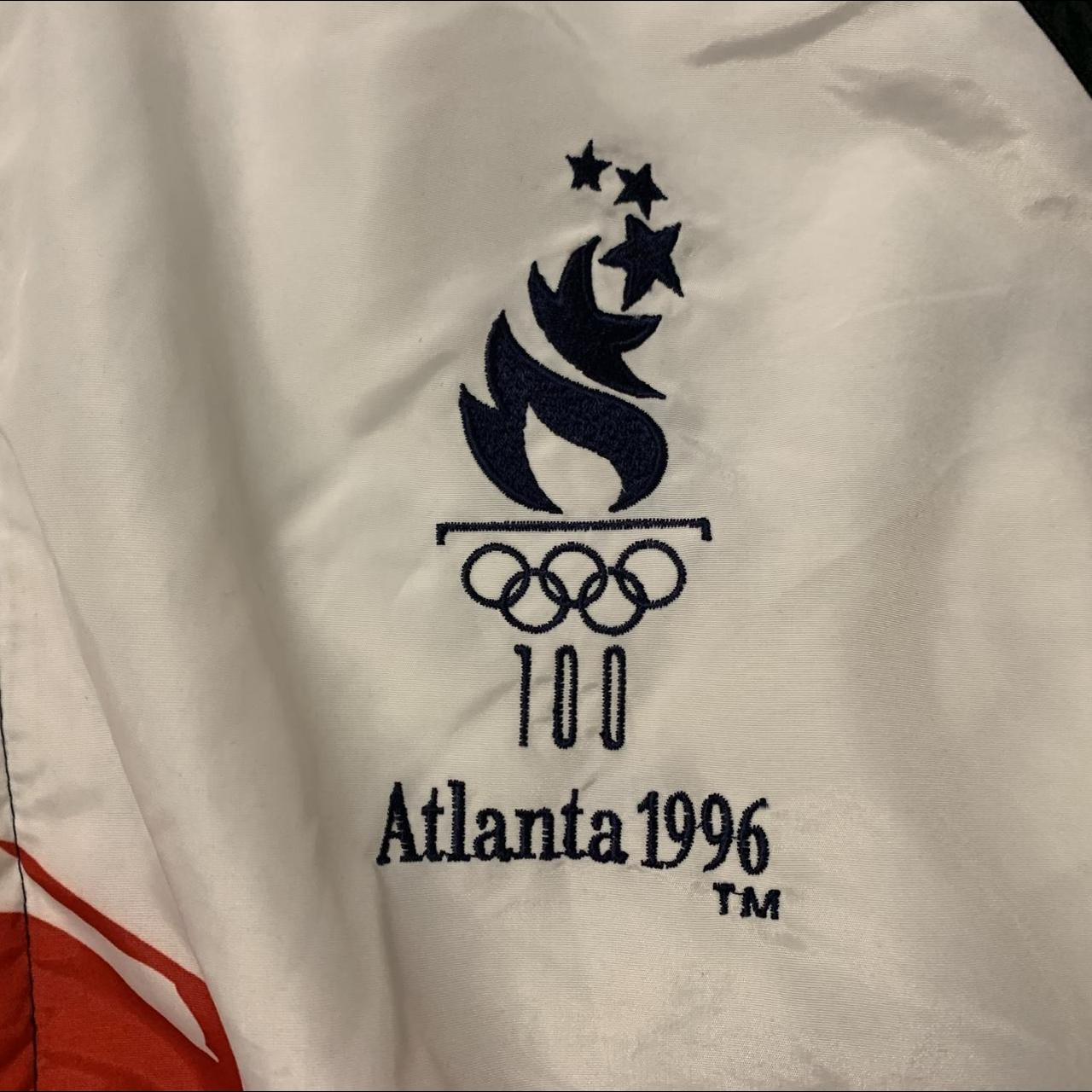 Vintage 1996 Atlanta Olympics Logo Athletic Splash... - Depop