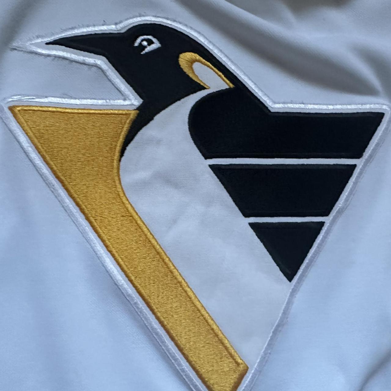 Vintage Pittsburgh Penguins “Robo-Penguin” CCM White... - Depop