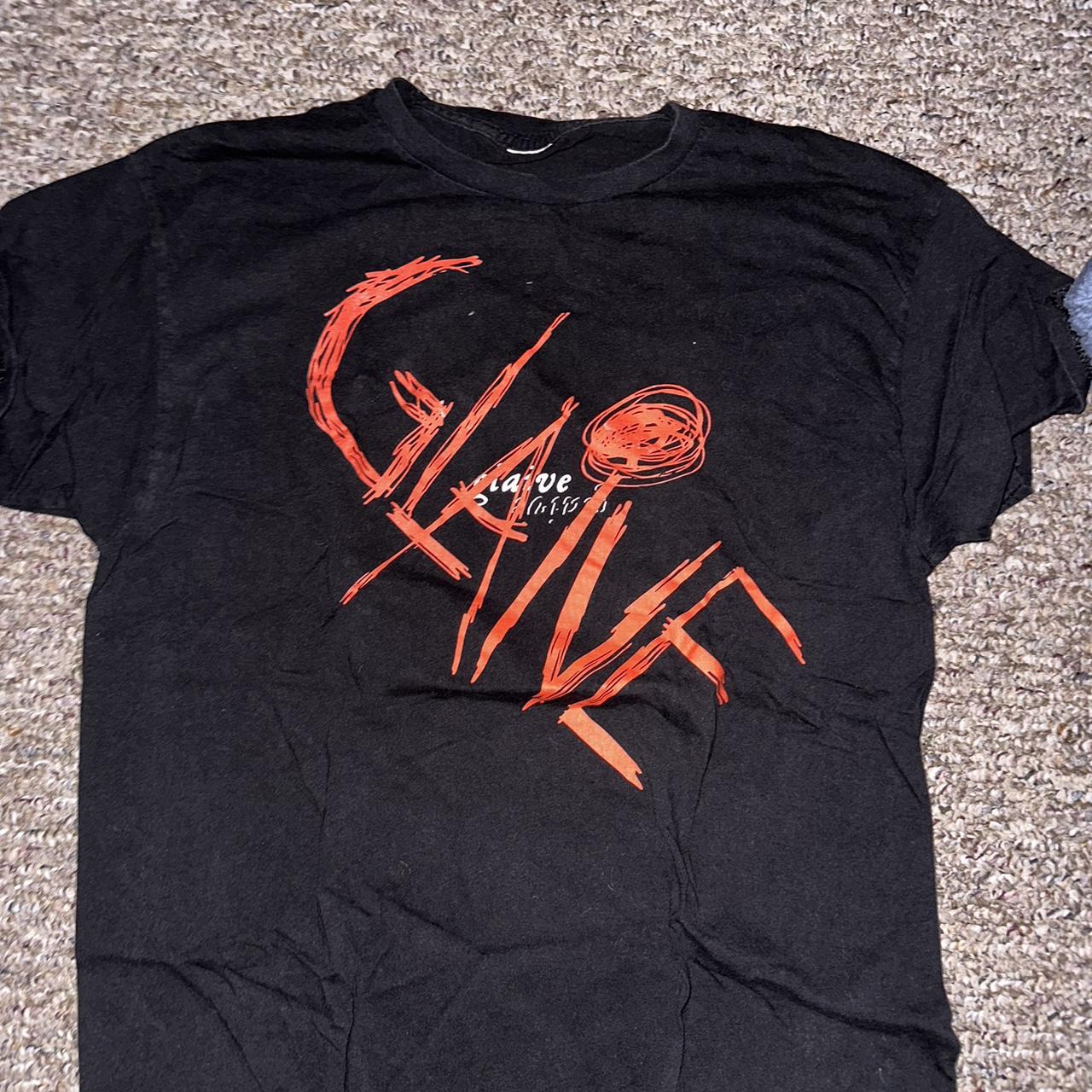 glaive concert shirt from america exists tour size... - Depop