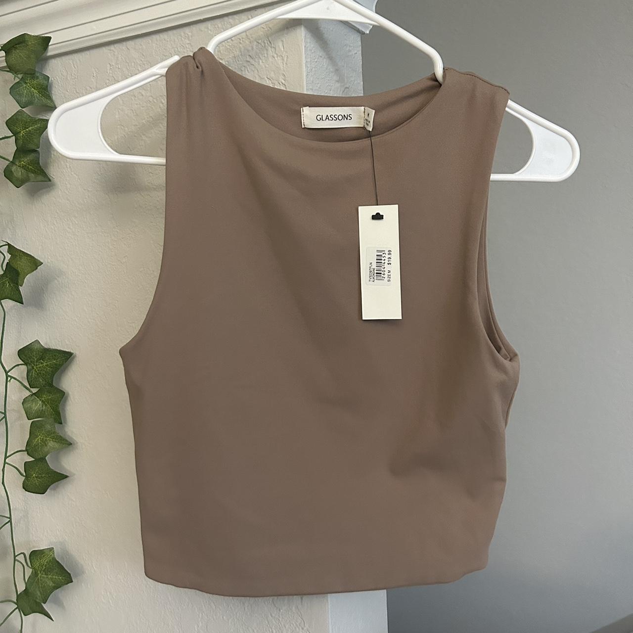 Never worn seamless GLASSONS tank top, size M - Depop