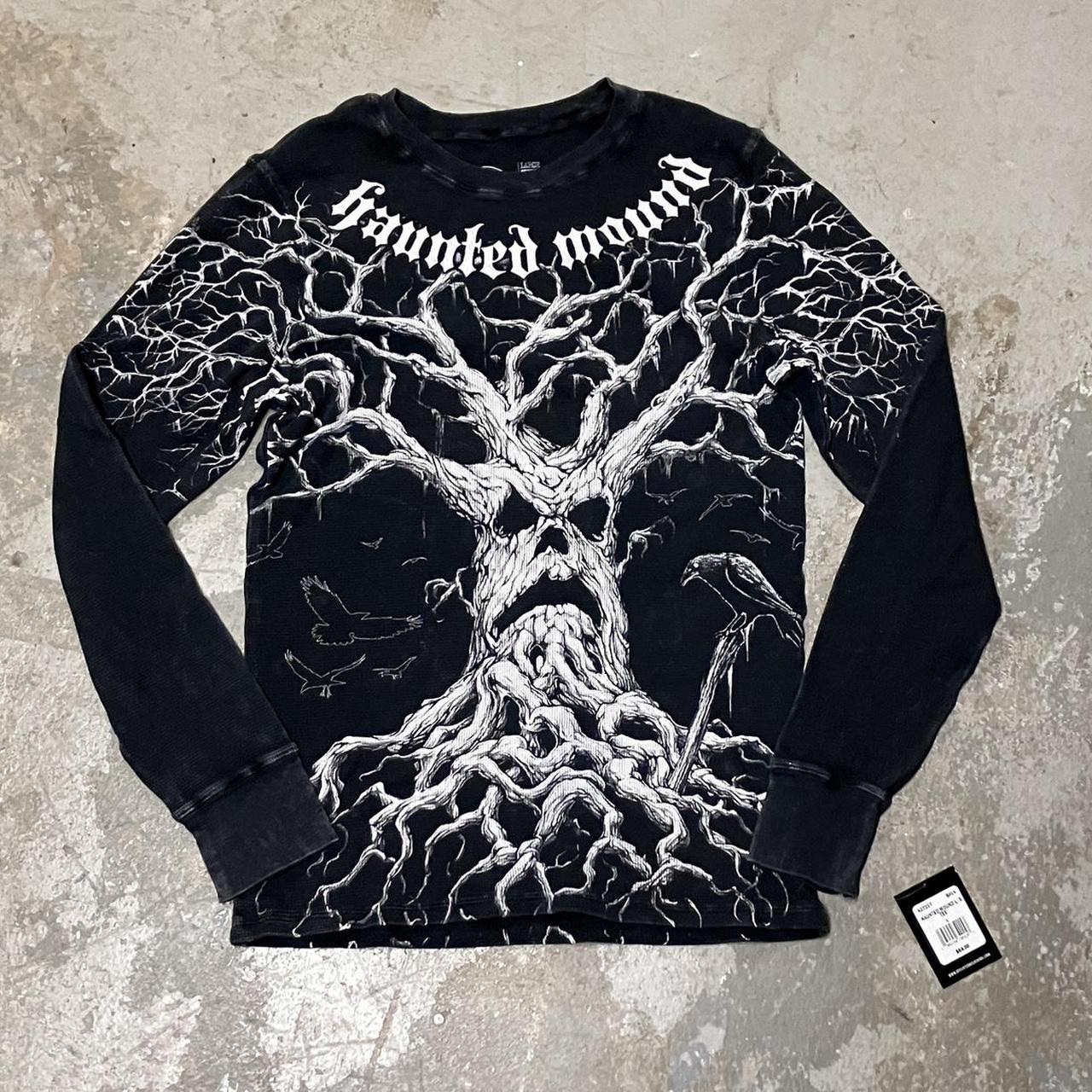AFFLICTION X HAUNTED Mound Harold Longsleeve Size... - Depop