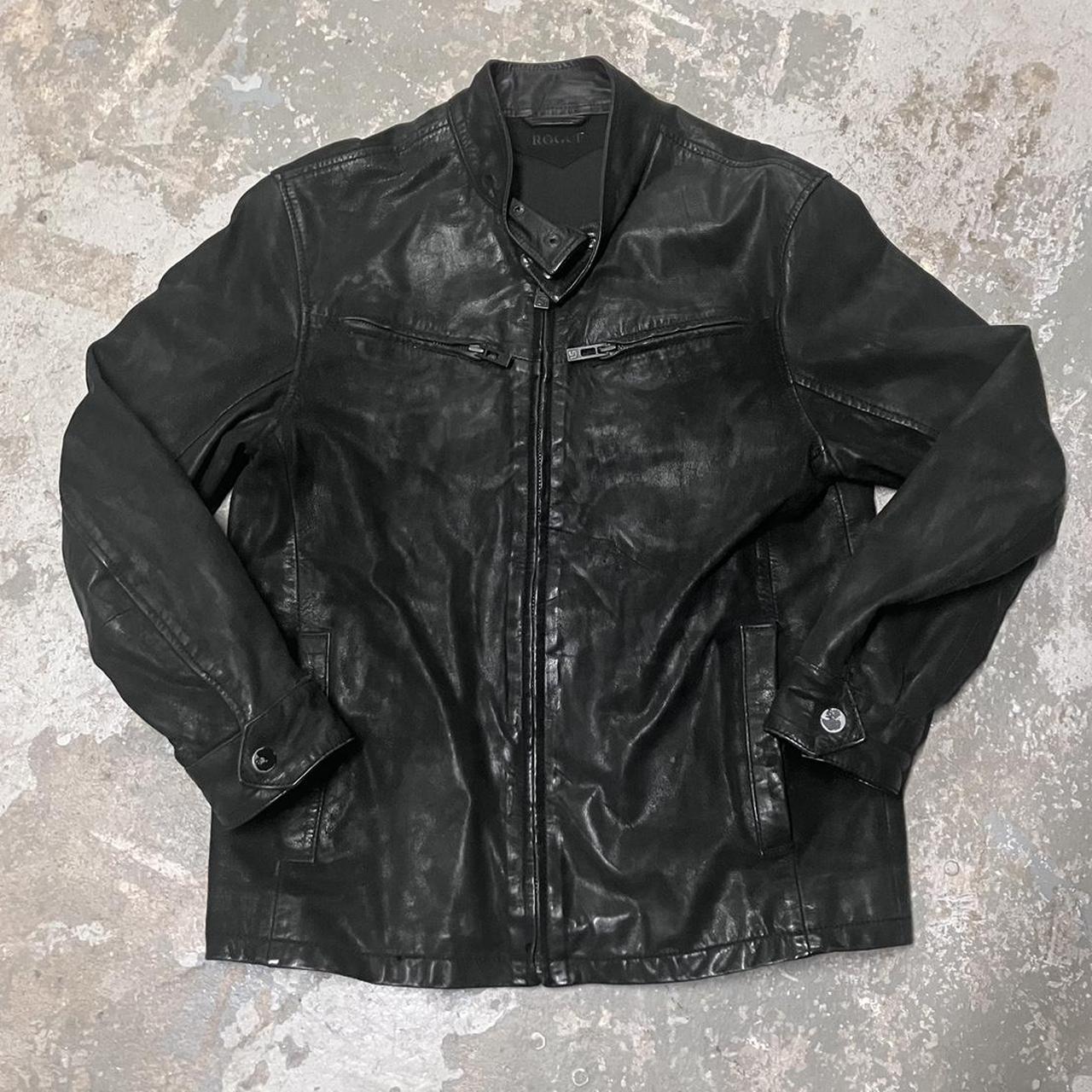 Rogue Leather Jacket Very archive-esque, great... - Depop