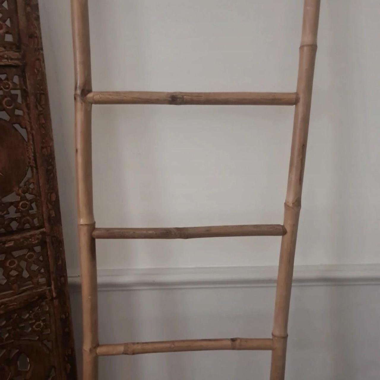 Wooden decorative bamboo ladder. Never used. Light... - Depop
