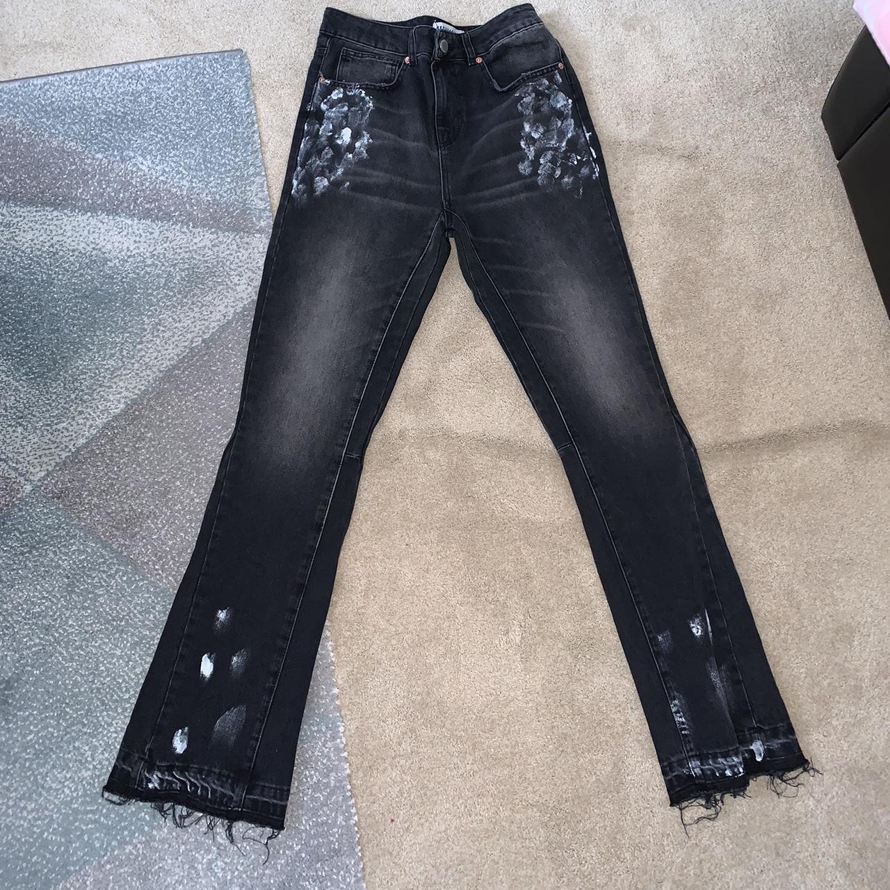 Reputation studios flare jeans Worn once RRP £88... - Depop