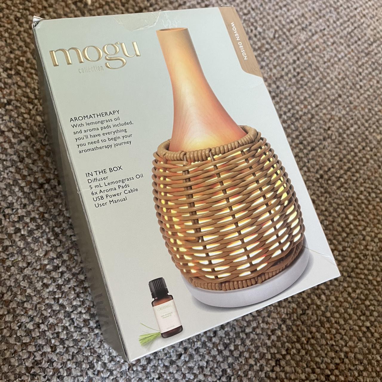 Mogu Wicker Aroma Diffuser With Soft LED Light &... - Depop
