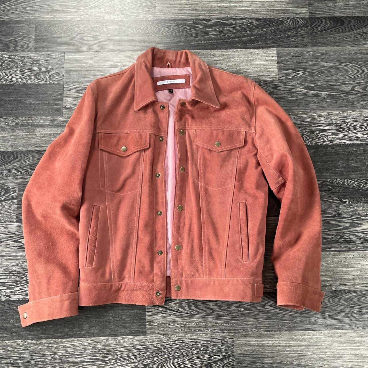 Prévu studio suede blush limited edition jacket -... | Depop
