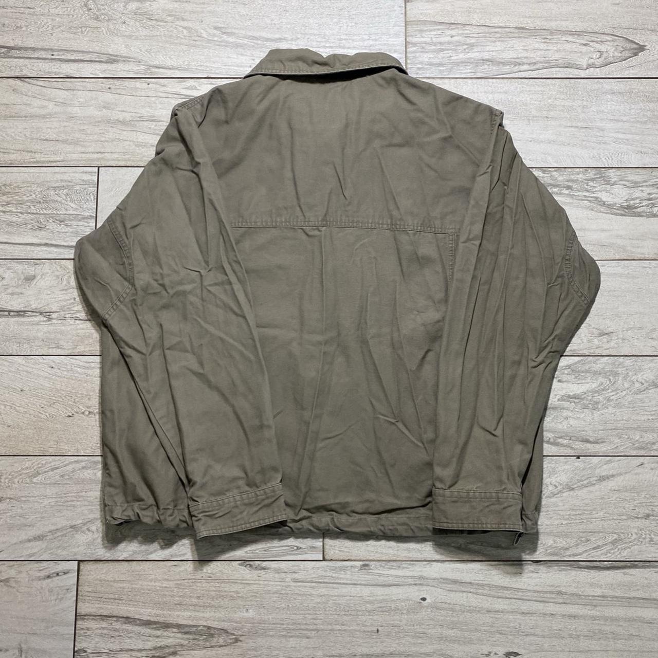 Columbia canvas full zip jacket Tagged: L Measures... - Depop