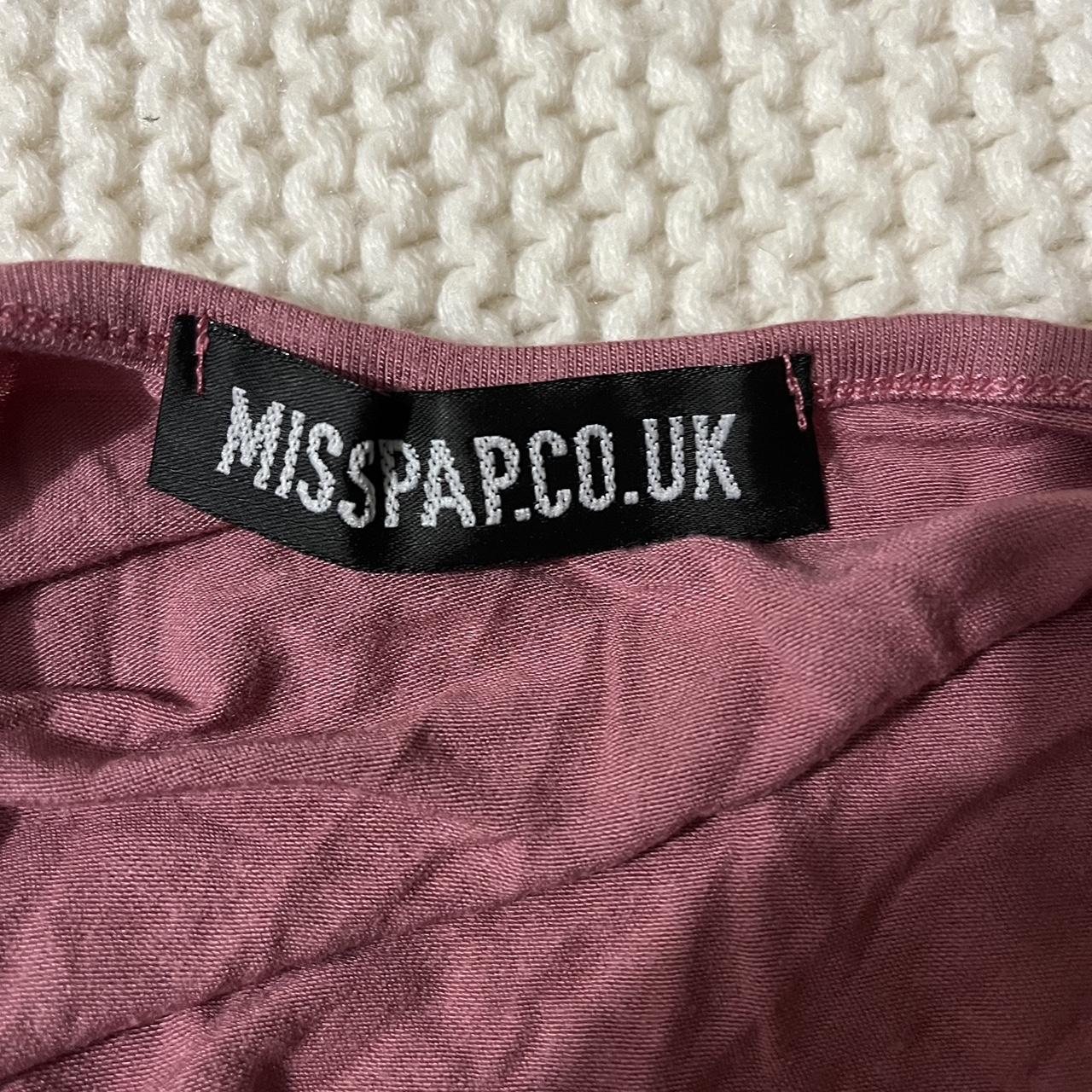 Misspap helterbeck pink bodysuit Size 8 snd... - Depop