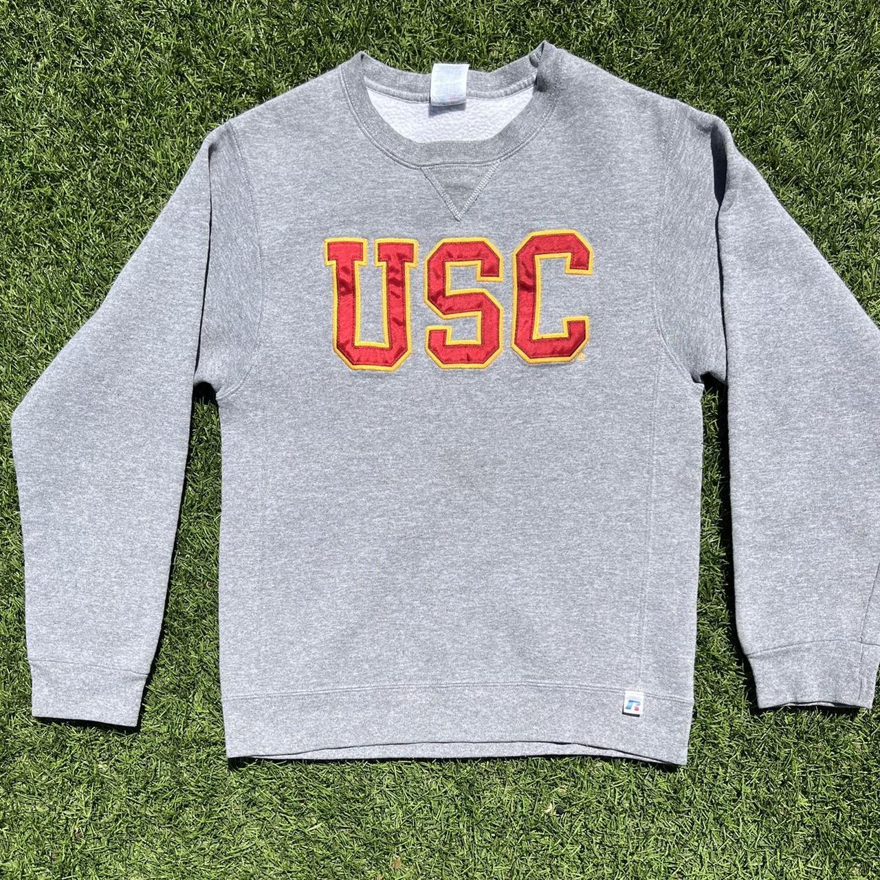 USC Trojans Russel Sweater Size S fits M - Depop