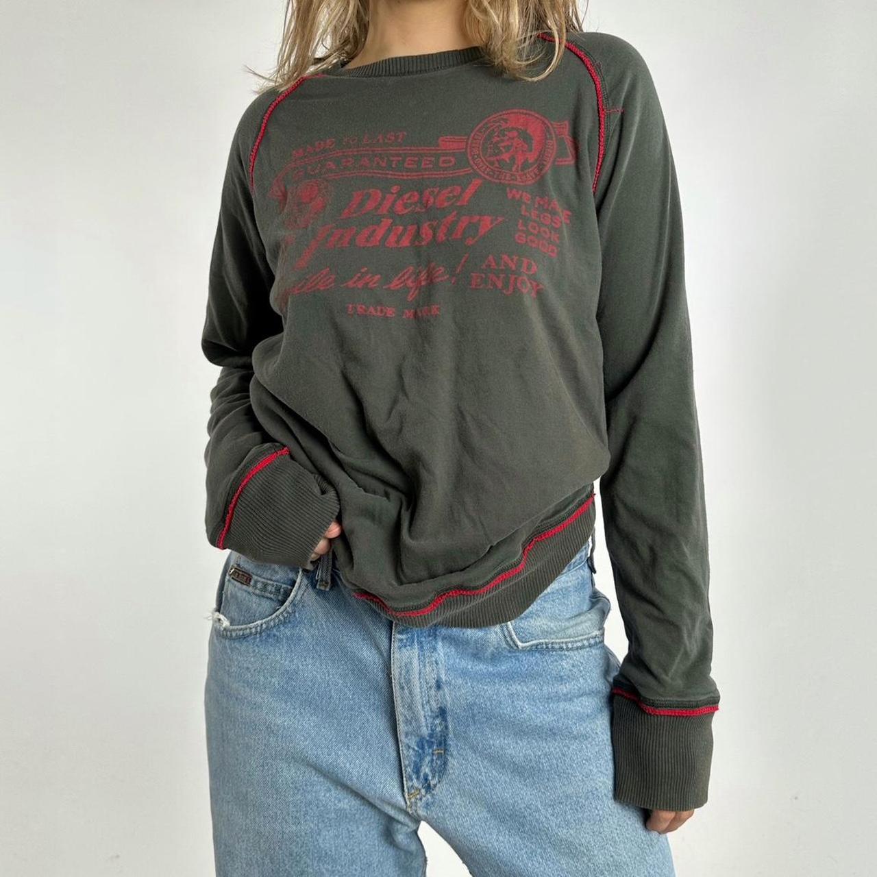 Diesel crewneck sweater. 100% cotton. Made in China.... - Depop