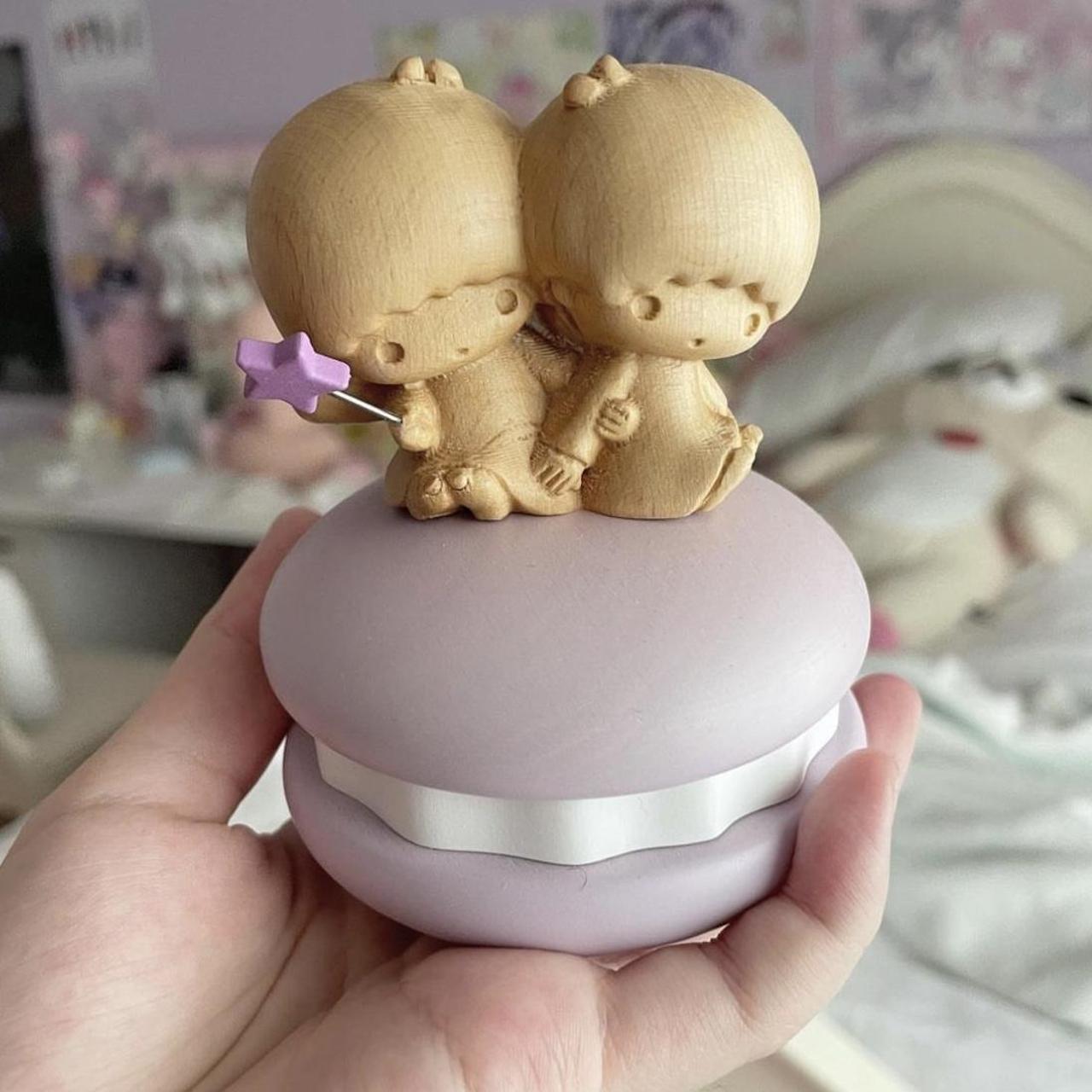 🎀 ♡ LTS wooden macaroon music box ♡ -brand new -no... - Depop