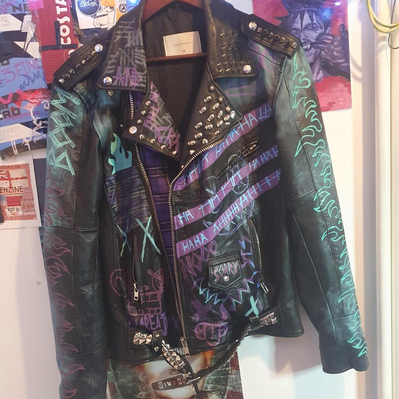 Handpainted original design Punk jinx arcane real... - Depop