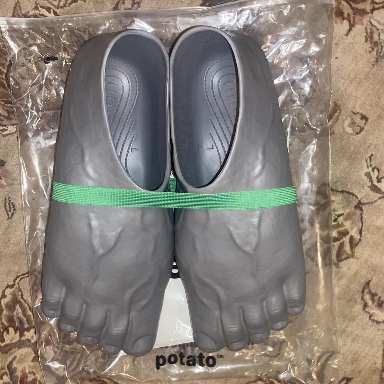 IMRAN POTATO CAVEMAN CROCS (never worn.) #crocs... - Depop