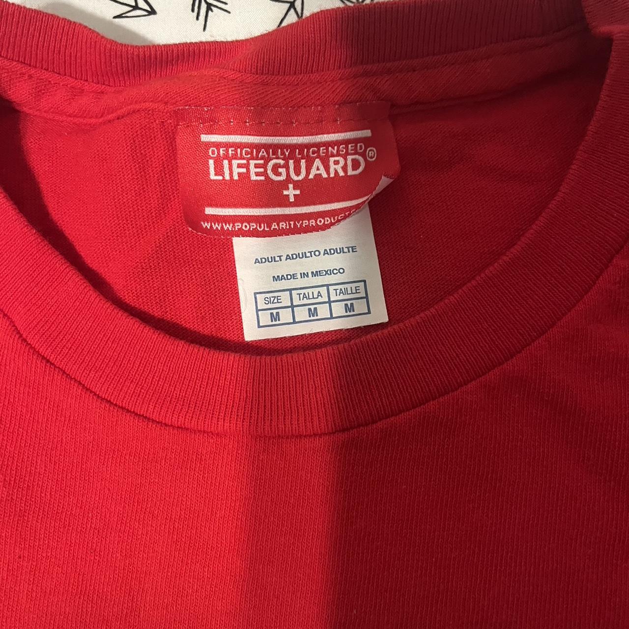 Lifeguard red tshirt - Depop