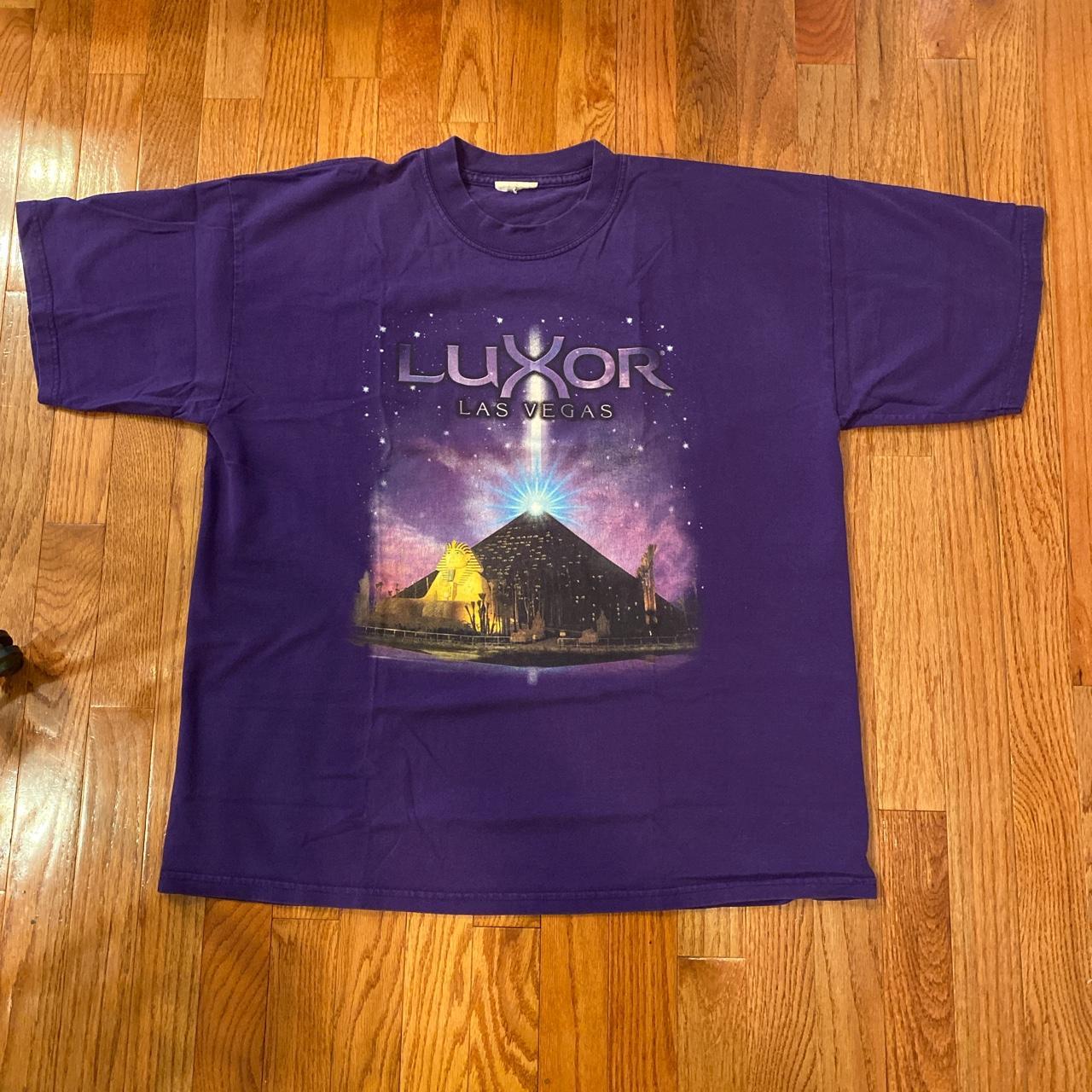 Vintage 90s Luxor Las Vegas Casino Tee Size Large - Depop