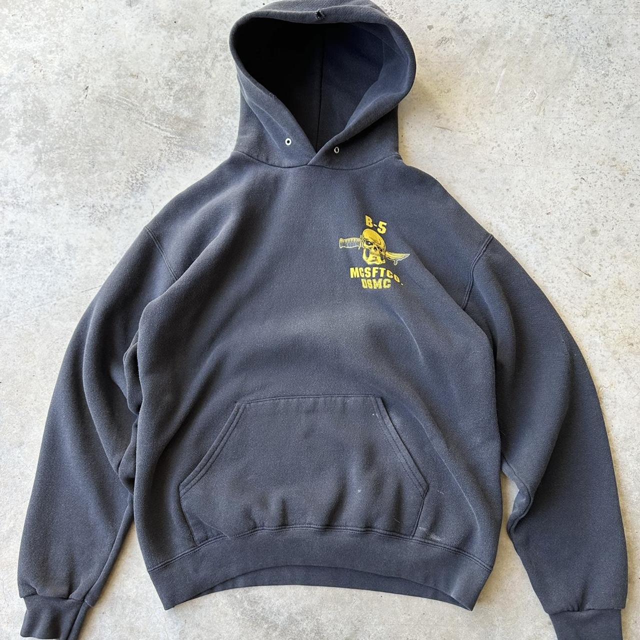 Vintage Faded Marine Corps Heavyweight Fits a boxy... - Depop