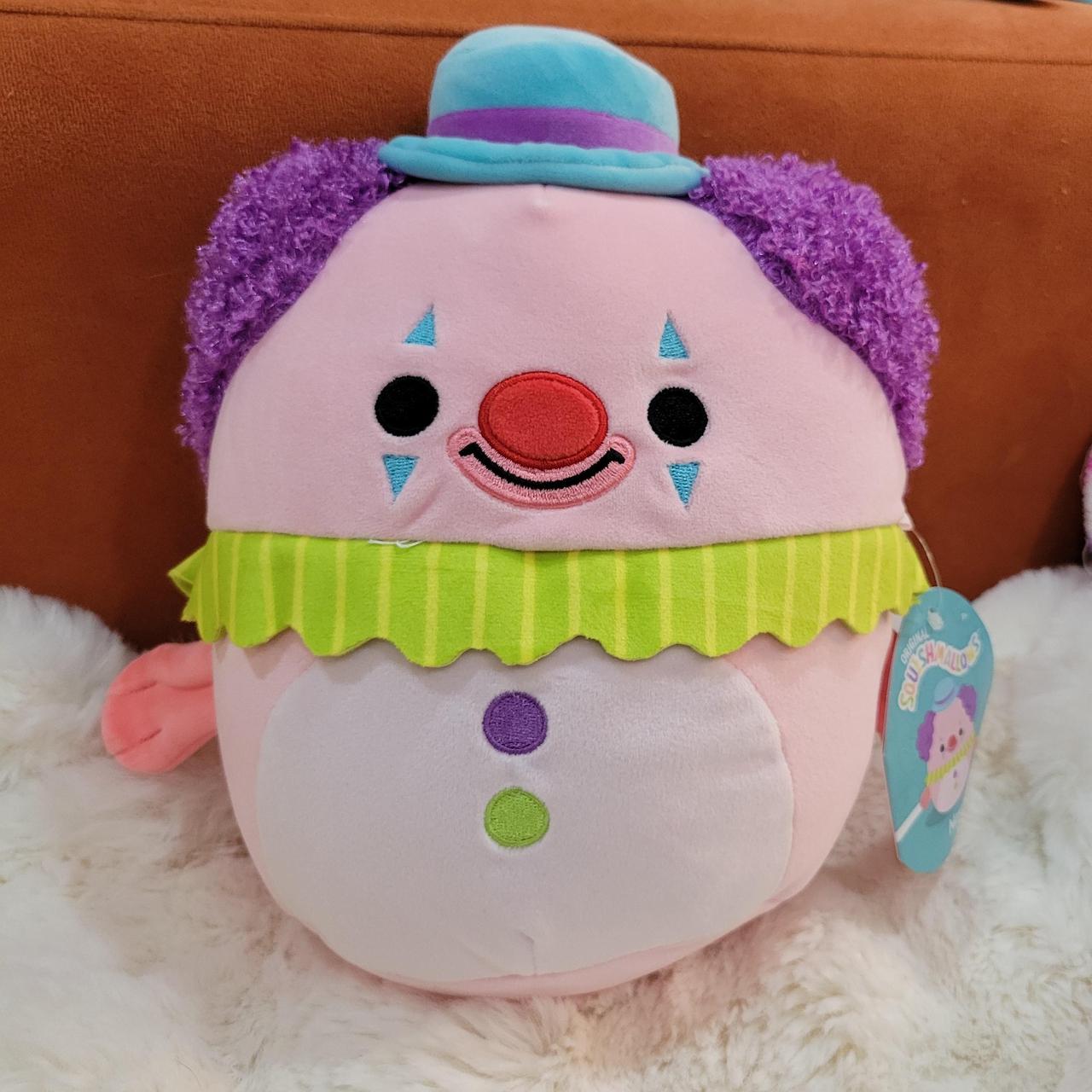 New Squishmallow 8 inches. Noy the Blobfish Clown.... | Depop