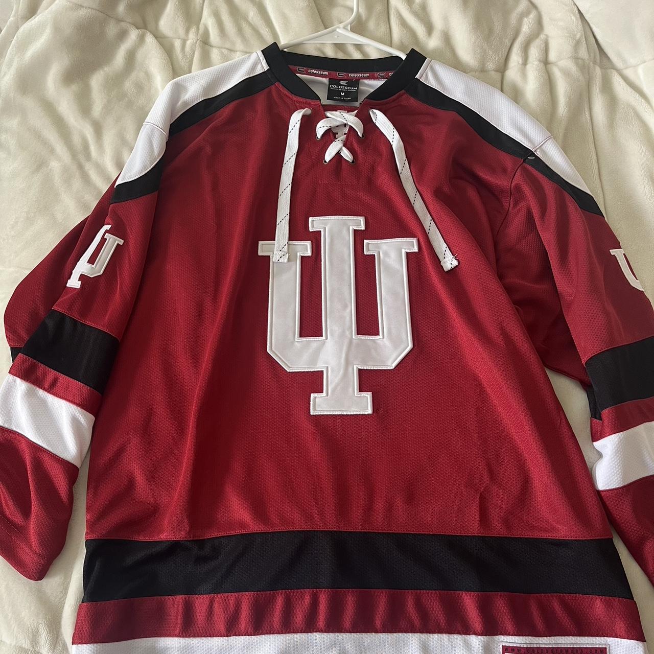 Indiana University red and white jersey Brand... - Depop