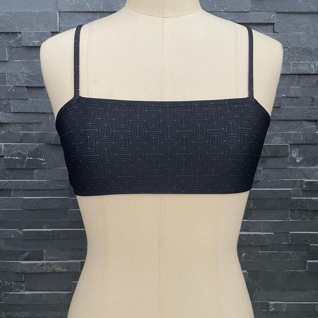 Afends brand navy swimwear/bikini top, size S.... - Depop